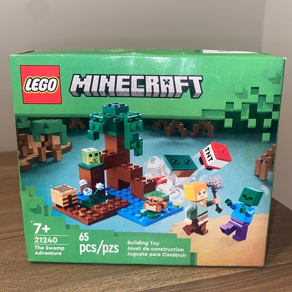 Lego | Toys | Lego Minecraft The Swamp Adventure Building Toy 224 Ages ...